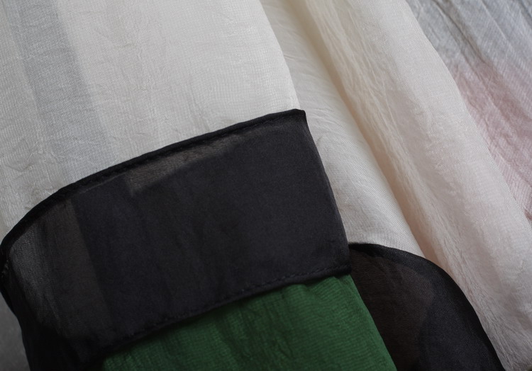 Unique Fashion Color Matching Silk Scarf Beautiful Thin Summer Scarf in ...