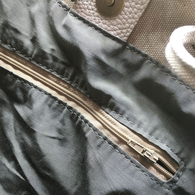 Easy-Matching Small Canvas Bag Womans Shoulder Bag in Beige - Morimiss.com