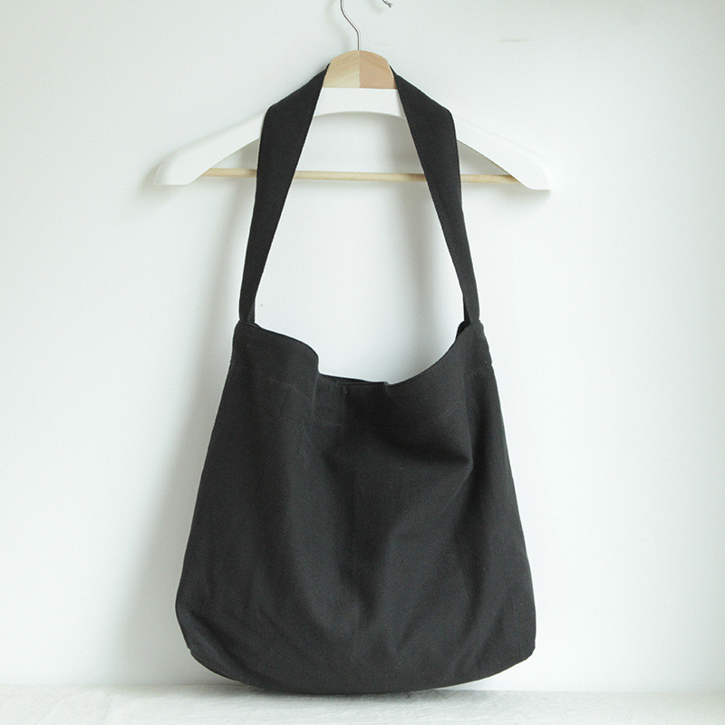 Easy-Wear Casual Minimalist Bag Cotton Plain Tote Bag in Khaki ...