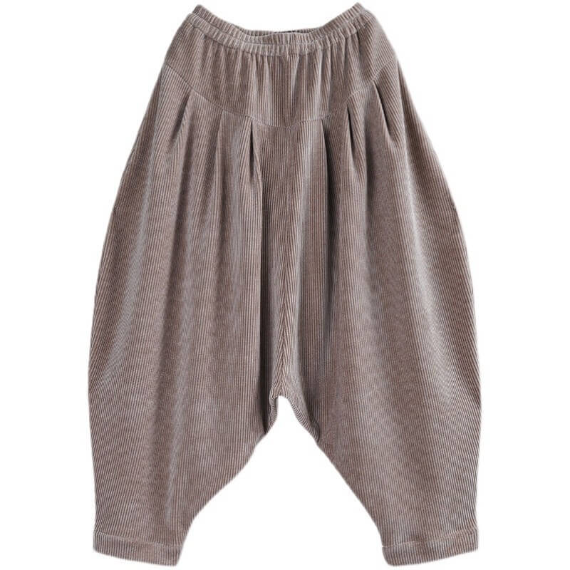 Plus Size Camel Bloomers Designer Hammer Pants for Women in Camel M L ...