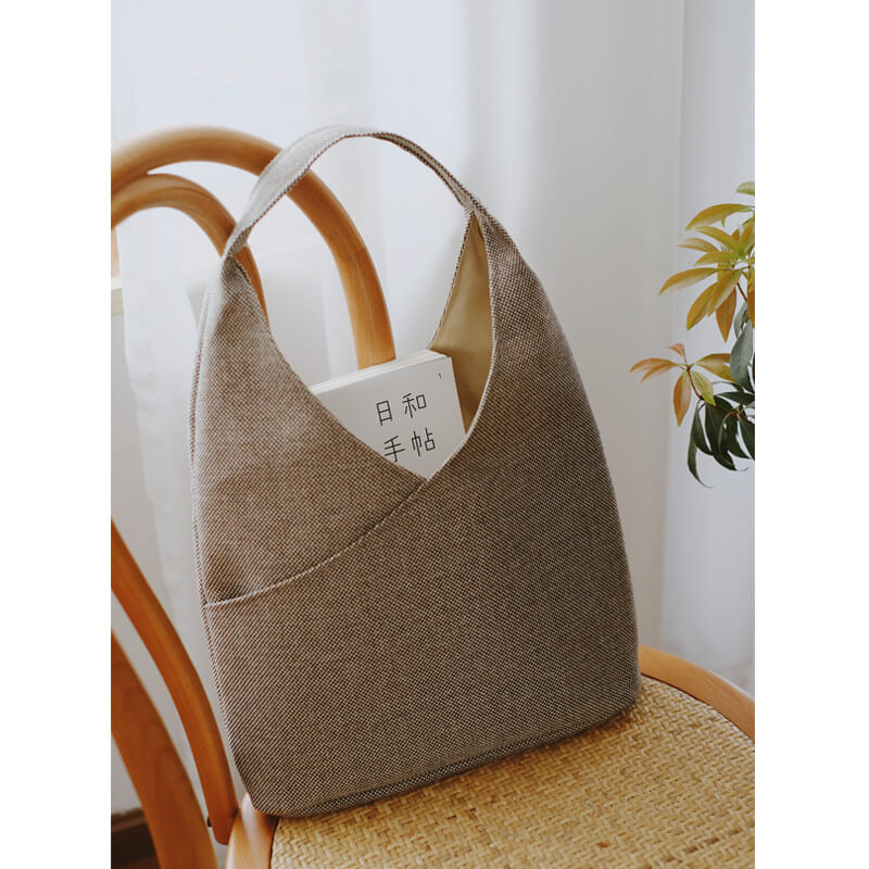 Beach Style Casual Cotton Linen Shoulder Bag/ Handbag in #1 #4 #3 #2 ...